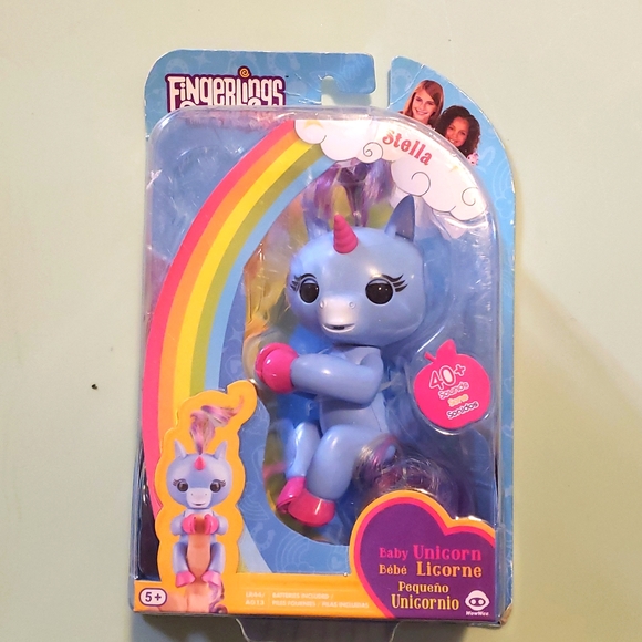 Fingerlings | Toys | Authentic Fingerlings Stella Blue Unicorn ...